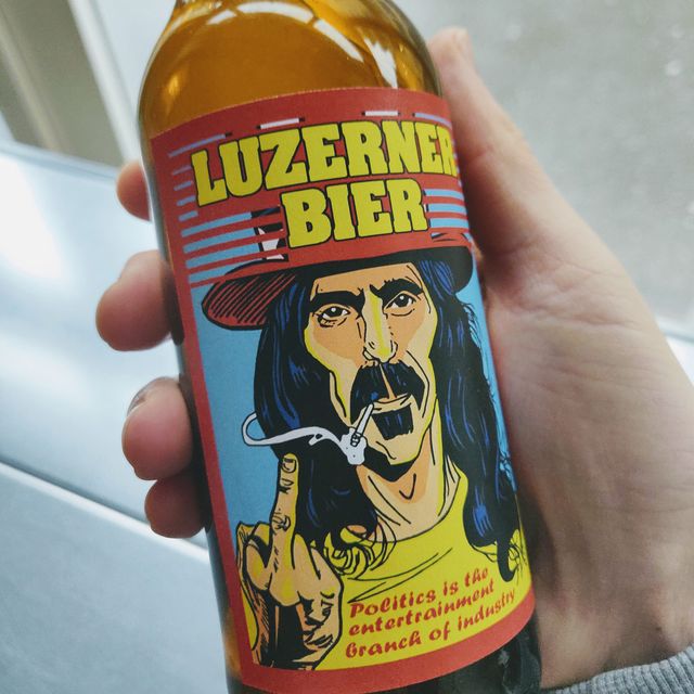 Luzerner Bier: Original (Frank Zappa) • Old Town Record Shop